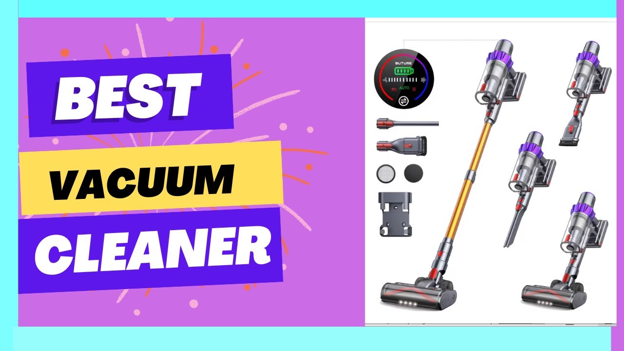 Buture VC80 500W 48000pa Suction Power - YouTube