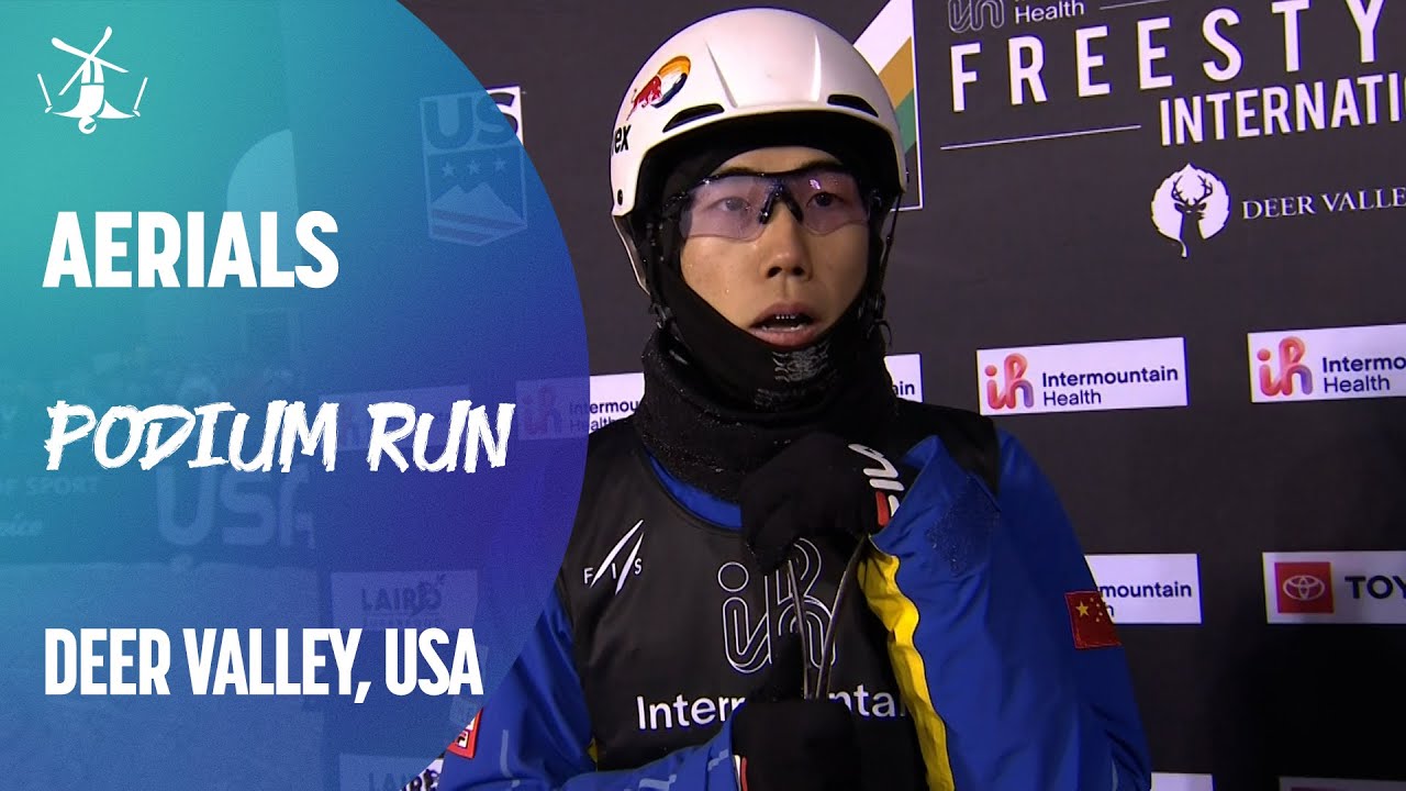 Chen celebrates his first World Cup podium | Deer Valley | FIS ...