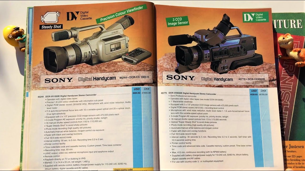 Catalog 1997 Camcorder, Handycam, Video Tapes, Hi8, VHS-C, MiniDV ...