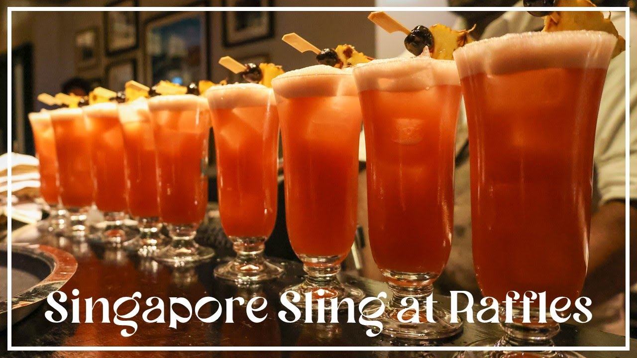 Singapore Sling at Raffles - YouTube