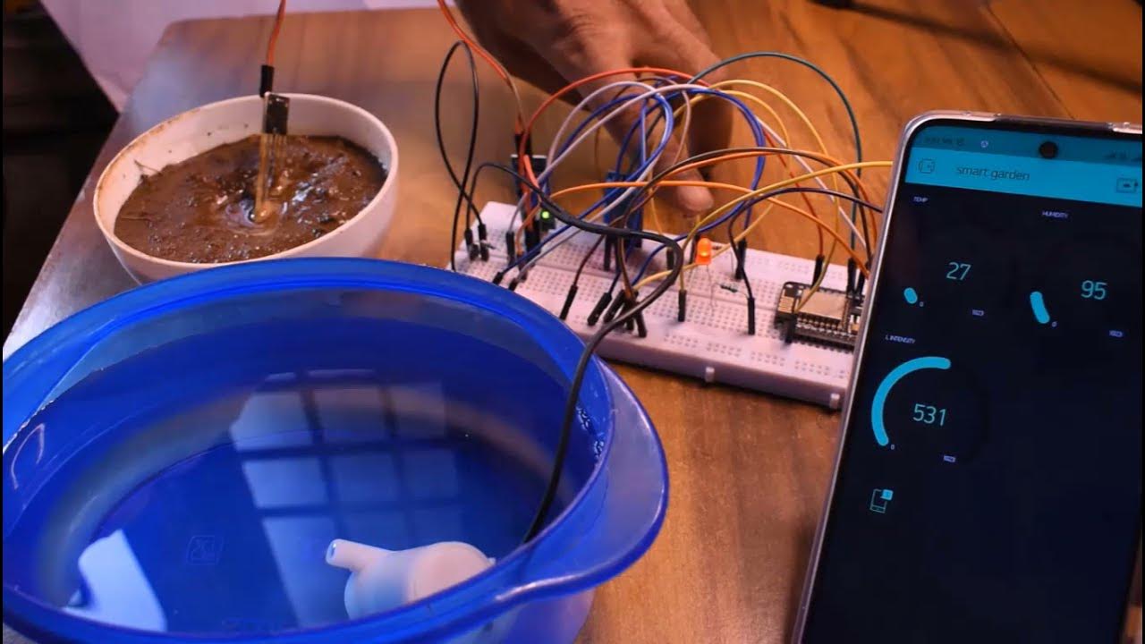 Internet of Things (IoT) Project | Smart Irrigation System using Blynk ...