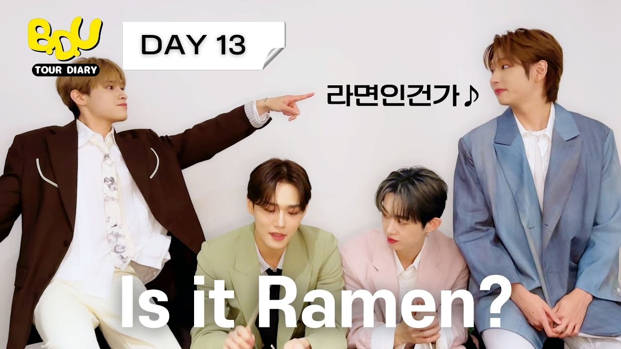 [BDU Tour Diary｜DAY13] 라면인건가 🍜 Is It Ramen? - YouTube