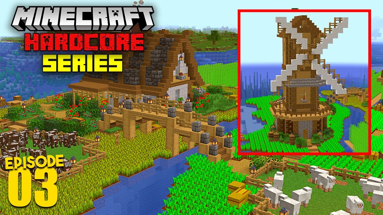 I Made a FARMING VILLAGE in Hardcore Minecraft! Ep3 - YouTube