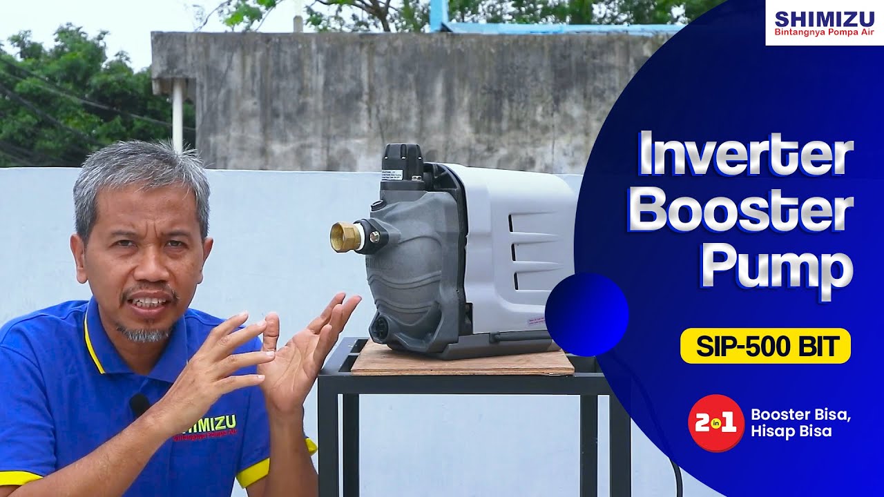 Review SIP-500 BIT, Pompa Booster Inverter Rumah Tingkat | SHIMIZU x ...