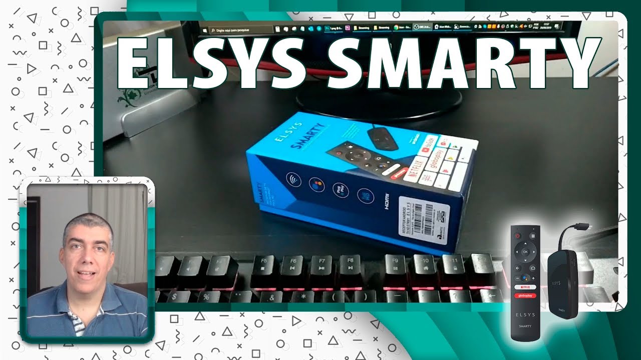 Unboxing Elsys Smarty - AndroidTV nacional com controle remoto e ...