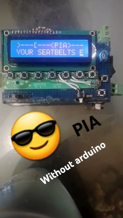 16x2 lcd without arduino scrolling text - YouTube