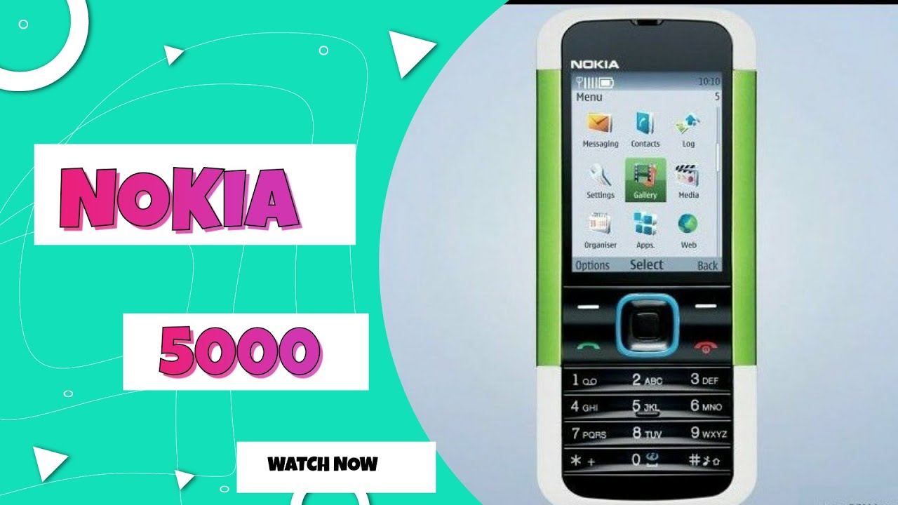 Nokia 5000 - бюджетный телефон 2008г. с дизайном, напоминающим Nokia ...