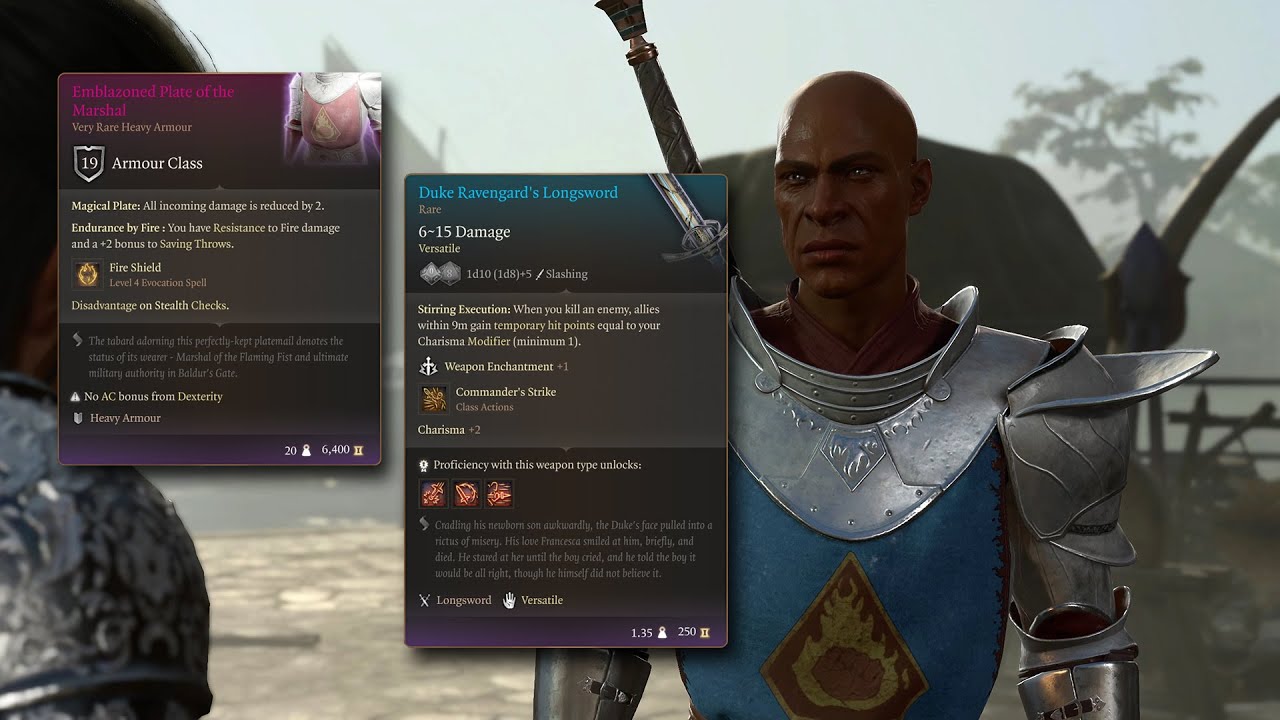Baldur's Gate 3 - Get Duke Ravengard's Heavy Armor (AC19) and Longsword ...