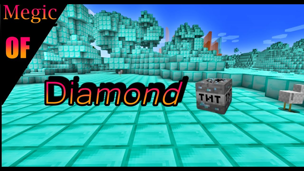 change every block in diamond by using diamond tnt|| rise uo gaming ...