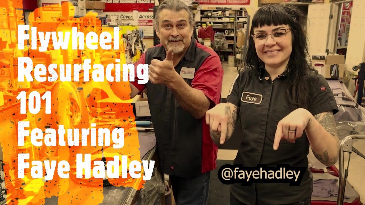 Flywheel resurfacing 101 with Faye Hadley - YouTube
