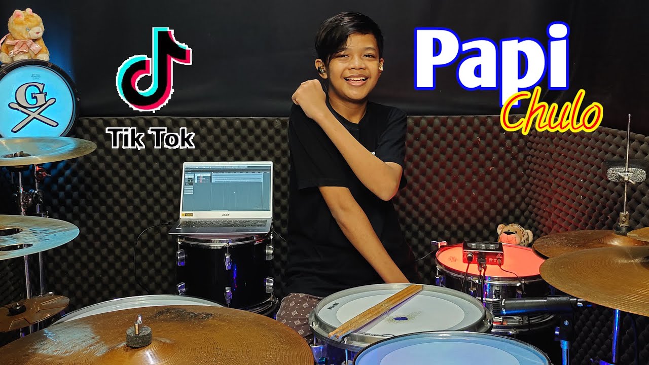 DJ Papi Chulo | Drum Cover By Gilang Dafa - YouTube