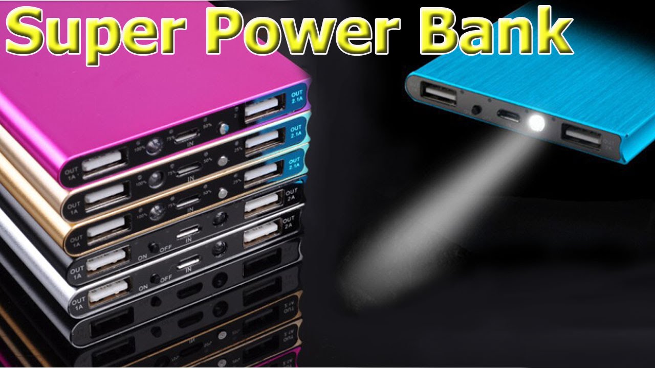 Power Bank из Китая с AliExpress 12000mAh повербанк - YouTube
