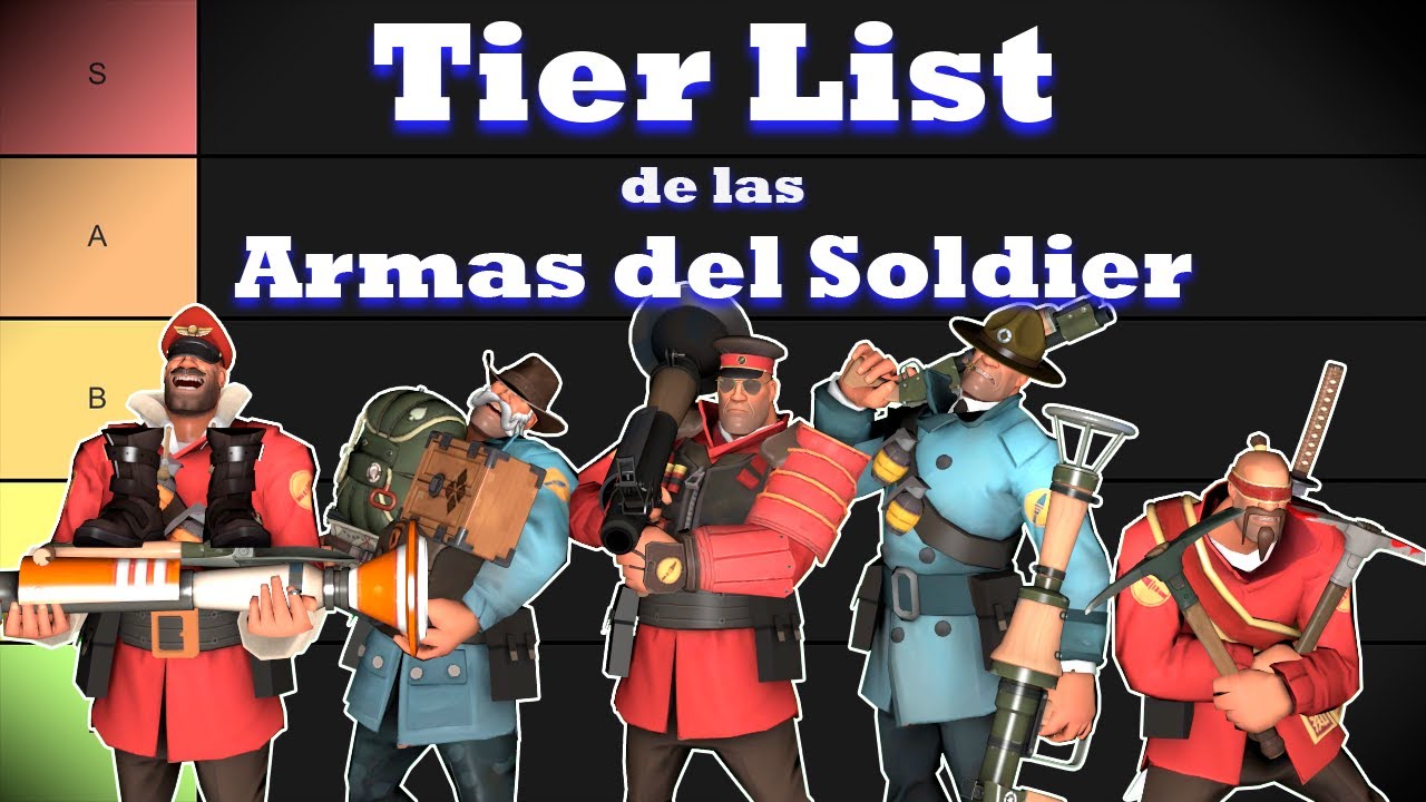 Tier List: Armas del Soldier | Team Fortress 2 - YouTube