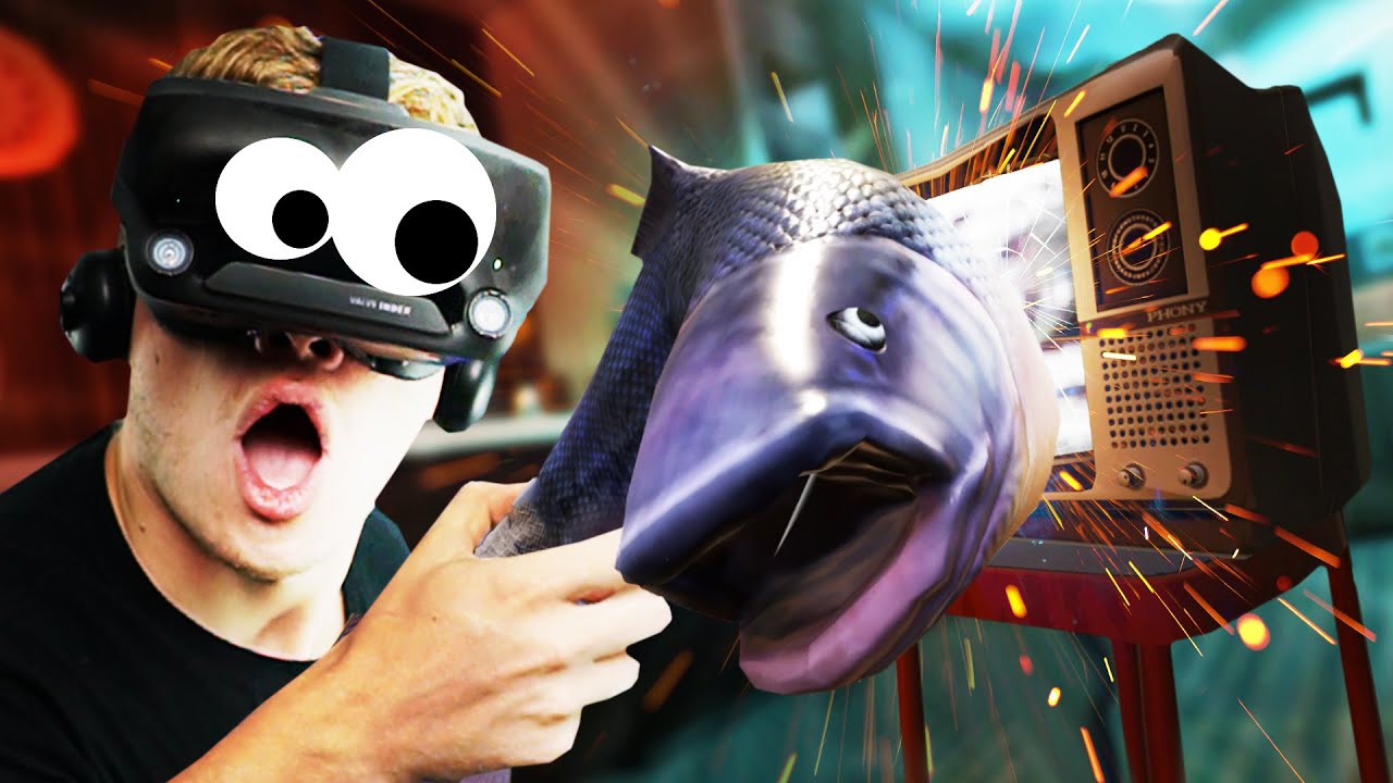 I DESTROYED A HOTEL ROOM WITH A GIANT FISH in VR!!?! Hotel RNR Virtual ...
