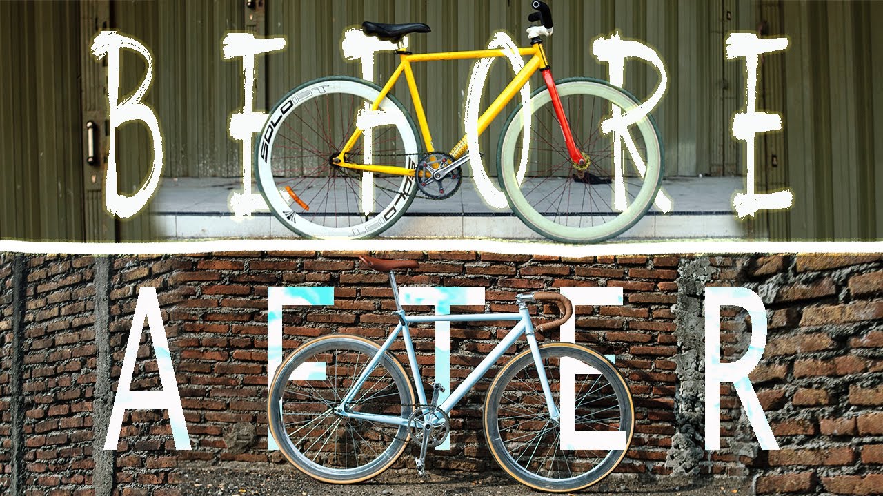 RESTORASI SEPEDA FIXIE || RAKIT ULANG SEPEDA FIXIE SOLOIST 02 JADI ...
