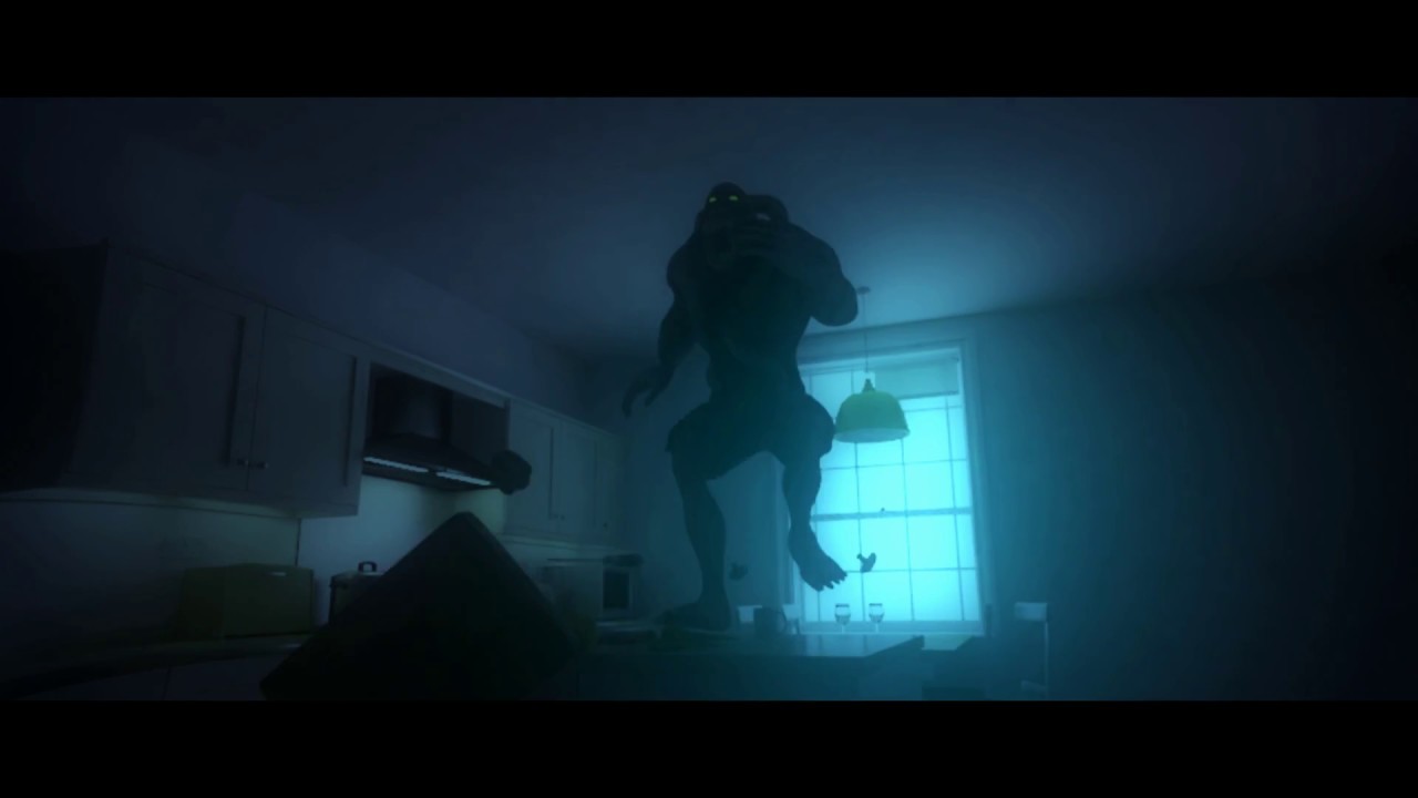 monster scene VFX BREAKDOWN! AFTER EFFECTS & BLENDER (read description ...