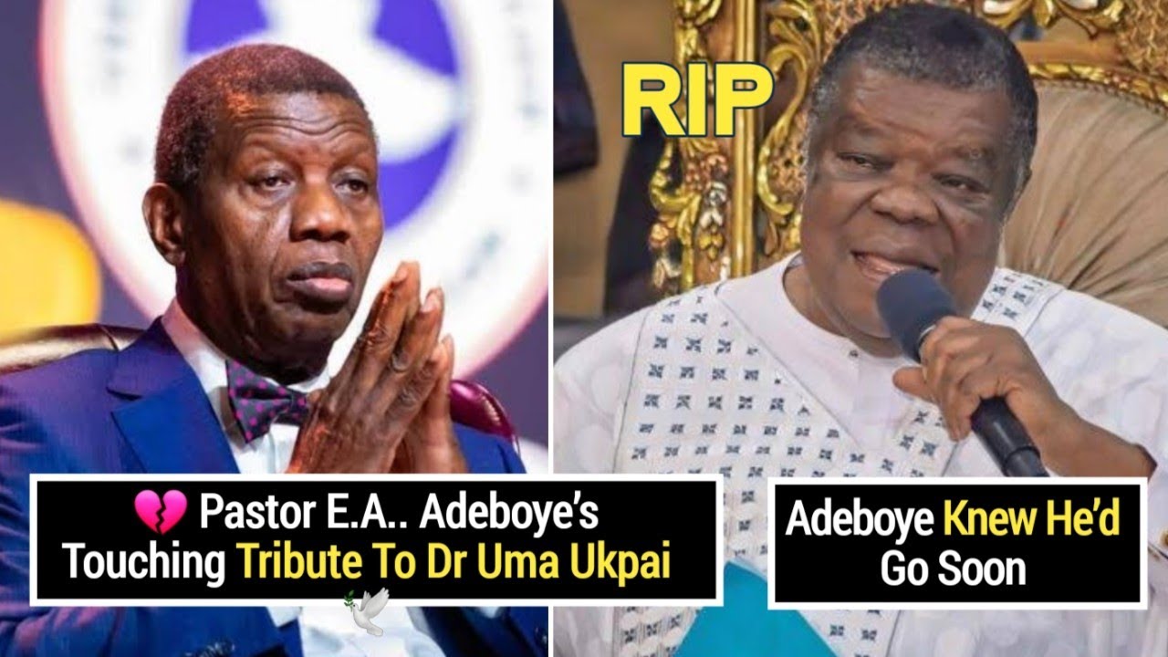 💔 Pastor E.A. Adeboye’s Touching Tribute to Dr. Uma Ukpai — Adeboye ...