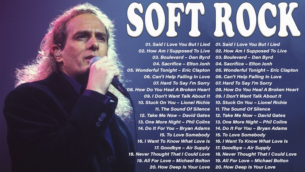 Relaxing Classic Soft Rock - Mellow Soft Rock Song- Phil Collins, Elton ...