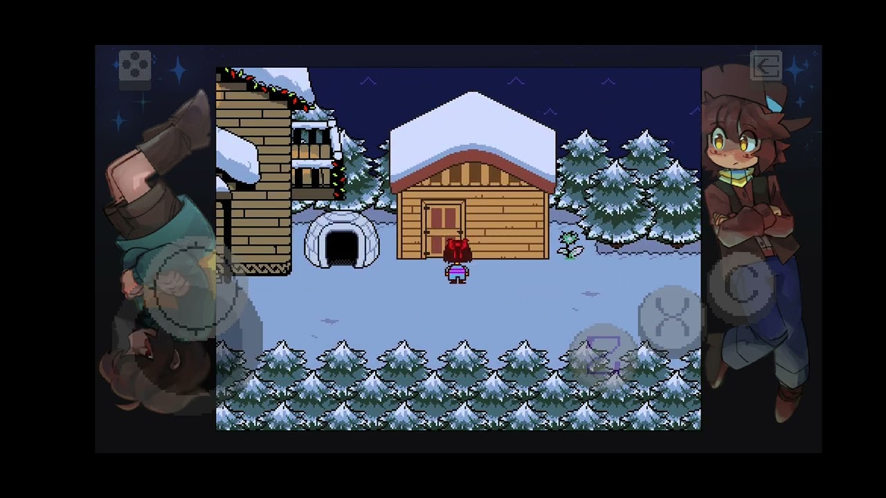 Undertale Red & Yellow 2.0 Andoid Gameplay (Snowdin - Waterfall ...