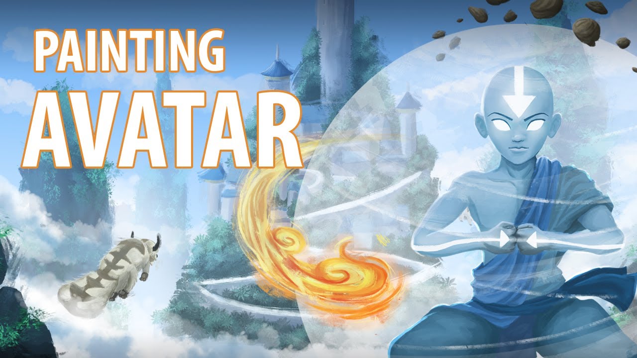 Ruby Art : First Video - Avatar Painting Time Lapse - YouTube