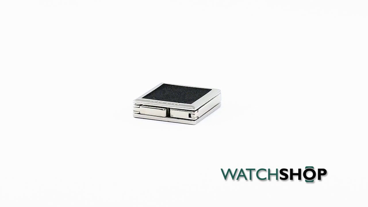 Hugo Boss Pens Stainless Steel Bag Hanger Saffiano Black (HAH522) - YouTube