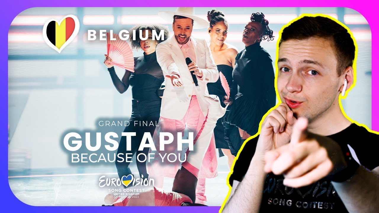 LET’S CELEBRATE! Gustaph - Because Of You BELGIUM at Eurovision 2023 ...
