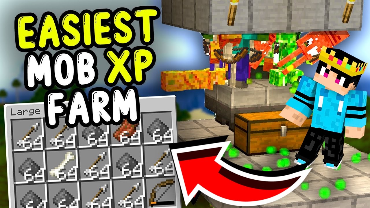 How to BUILD EASIEST MOB XP Farm Minecraft 1.21+ !! - YouTube