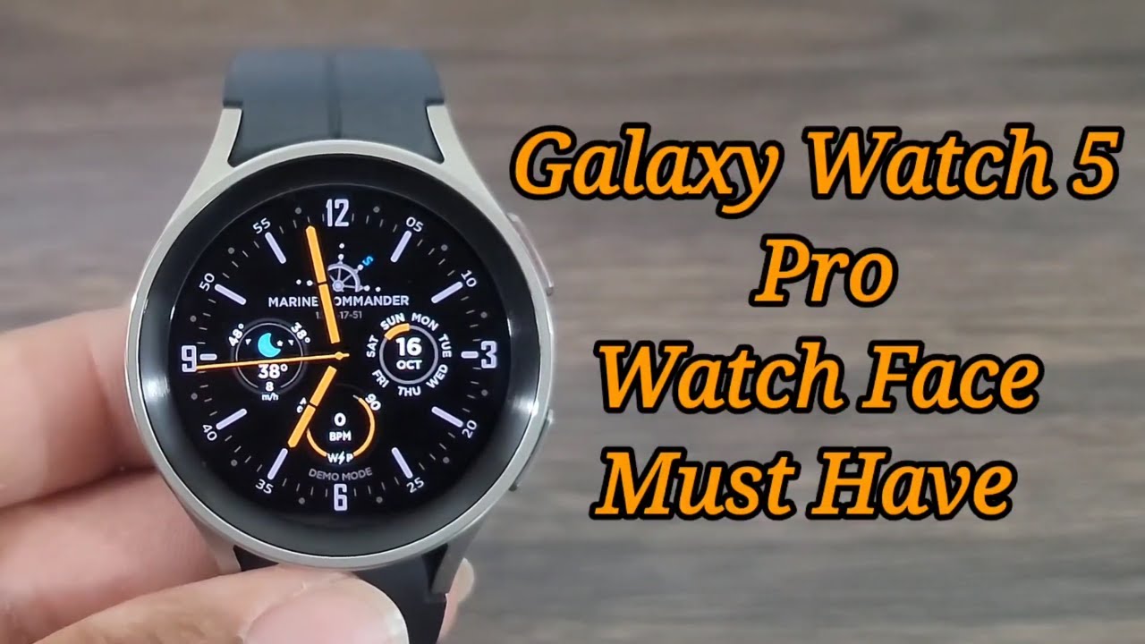 Galaxy Watch 5 Pro Watch Face May Still Be Free - YouTube