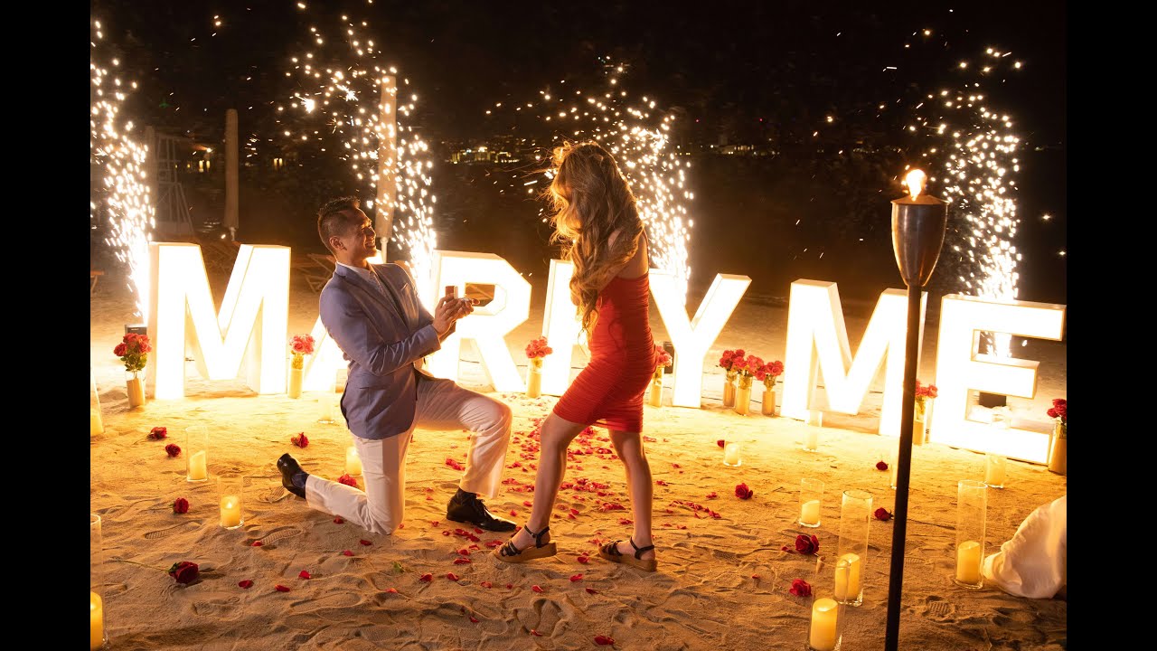 MARRY ME on the Beach - YouTube