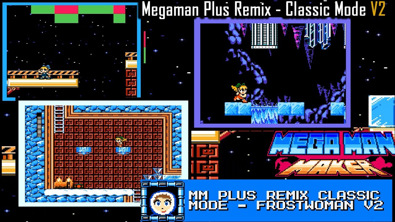 Megaman Maker Level Pack - MM Plus Remix Classic Mode - Frost Woman V2 ...