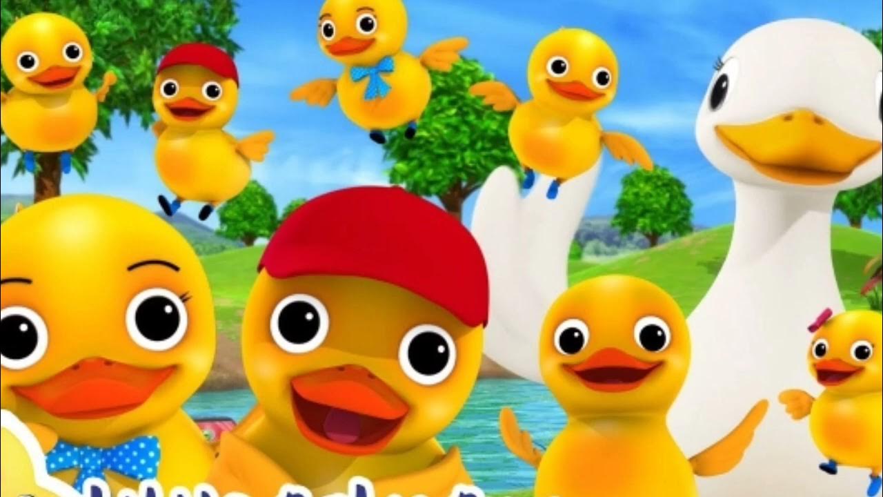 5 little ducks went swimming one day /5 little ducks / five little ducks /english rhymes /kids ...