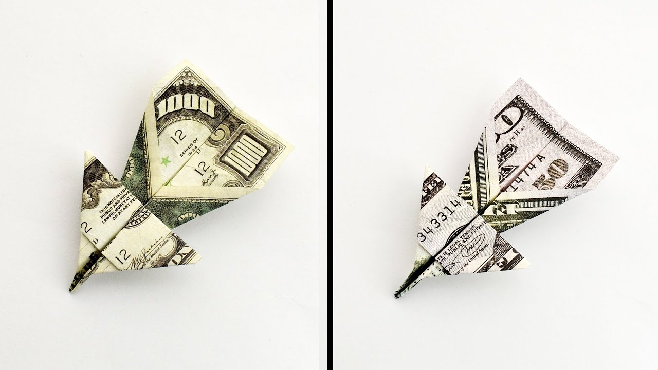 My MONEY PLANE | Dollar Origami | Moneygami | Tutorial DIY by NProkuda ...