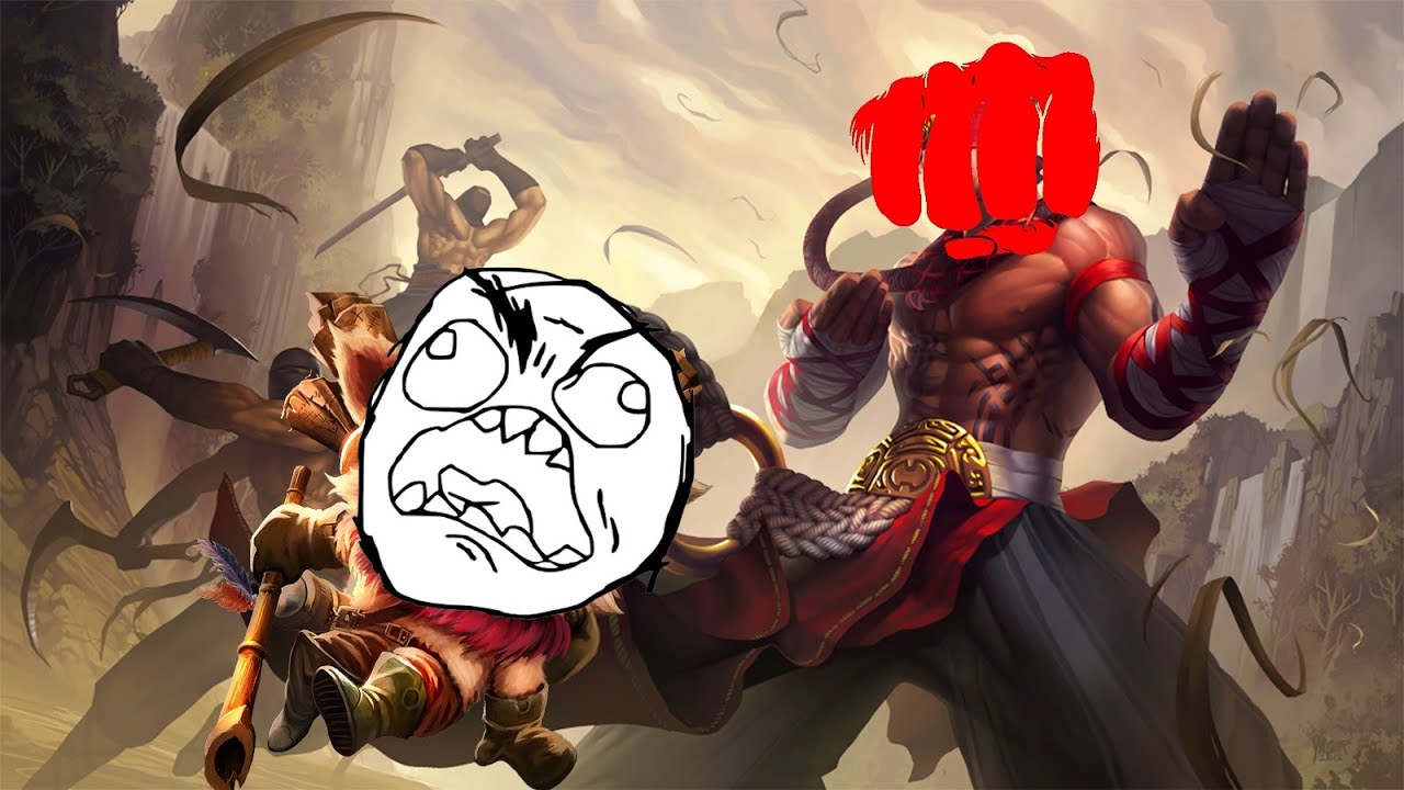 League of Legends | Lee Sin Jungle | Raging Teemo - YouTube