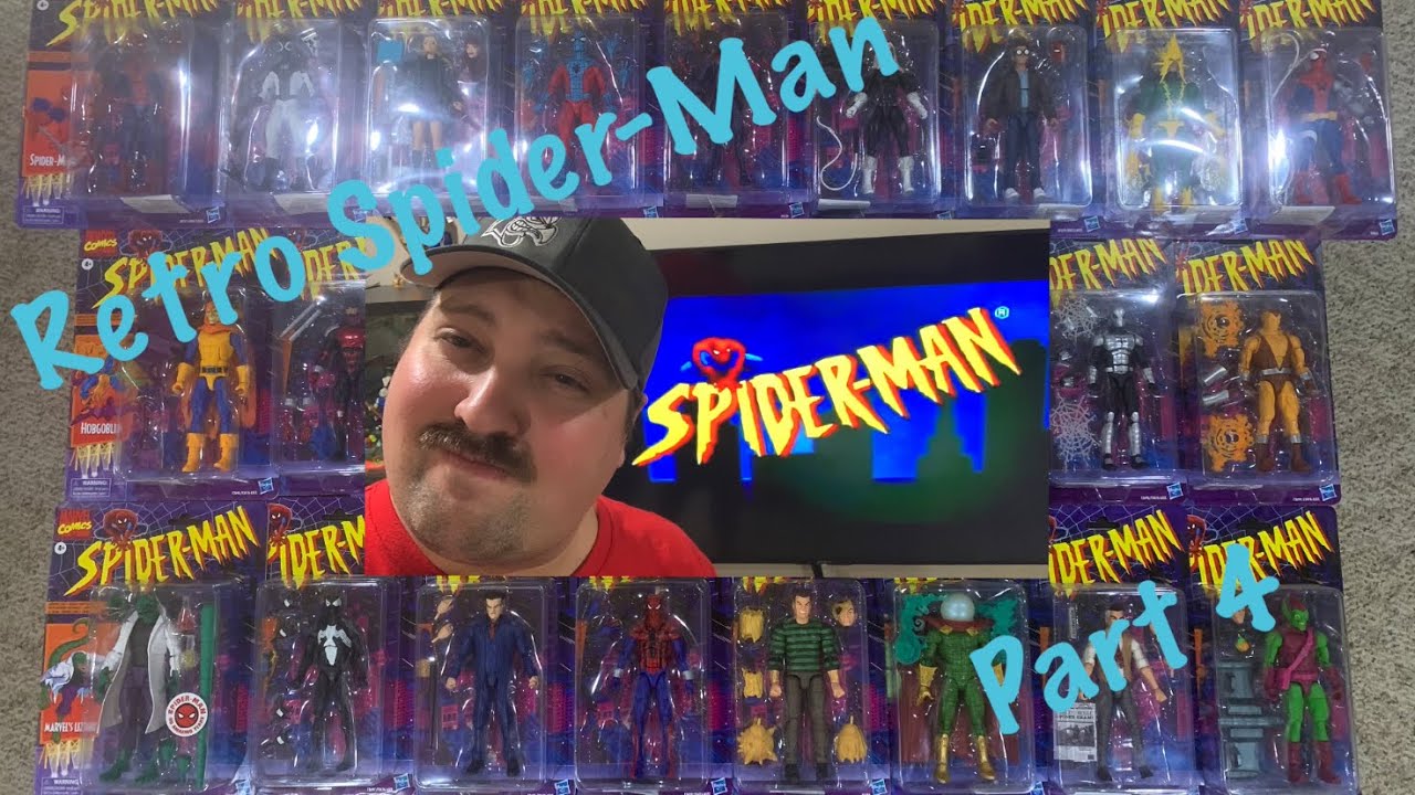 Part 4 - Opening 4 random Spider-Man Retro figures from Hasbro’s Marvel ...