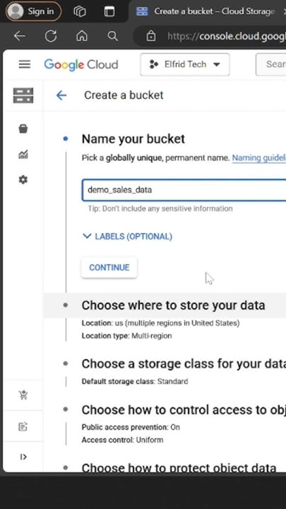 Belajar Google Cloud Storage - Cara Membuat Bucket #bigquery #sql #cloud #googlecloud - YouTube