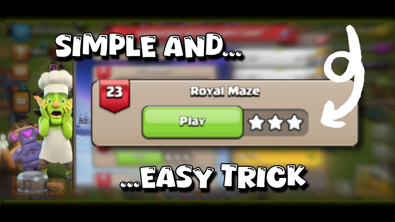 Cookie Chaos Level 23 | Royal Maze | Clash of clans Controllable heroes - YouTube