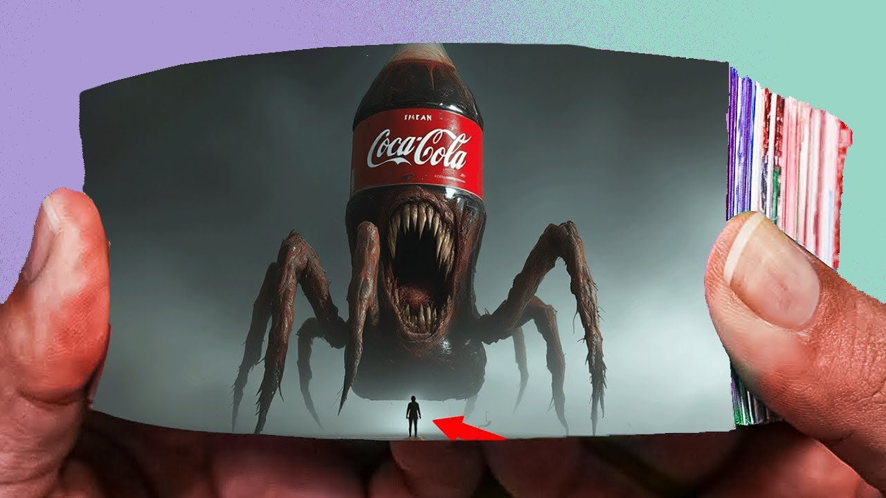 Coca-Cola HEAD EATER - SAD Story Of Tarnsformation | Flipbook - YouTube