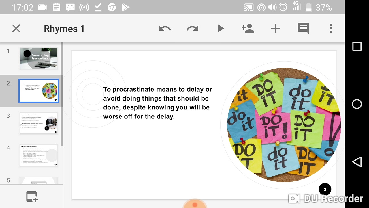 English Lesson - Procrastination - YouTube