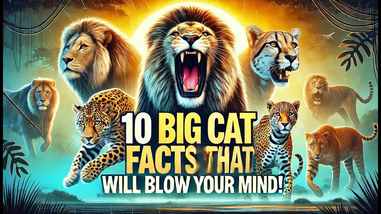 Top 10 Big Cat Facts You Didn't Know - YouTube
