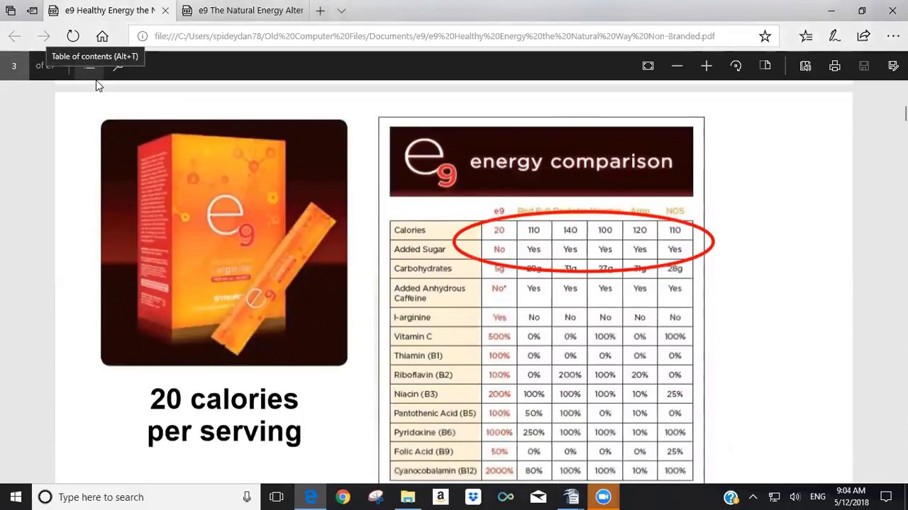 Synergy Worldwide – e9 The Natural Alternative Energy Drink - YouTube