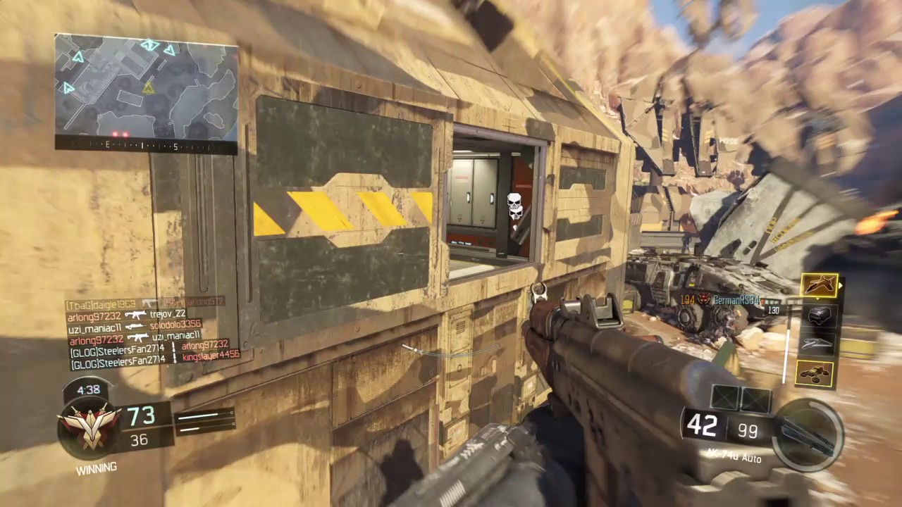 Call of Duty five man lighting strike - YouTube