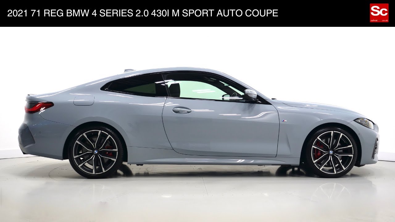 2021 71 REG BMW 4 SERIES 2.0 430I M SPORT AUTO COUPE - YouTube