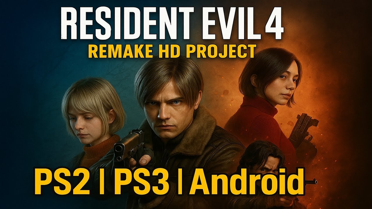 RESIDENT EVIL 4 REMAKE HD PROJECT PLAYSTATION 2 PS2 PS3 ANDROID - YouTube