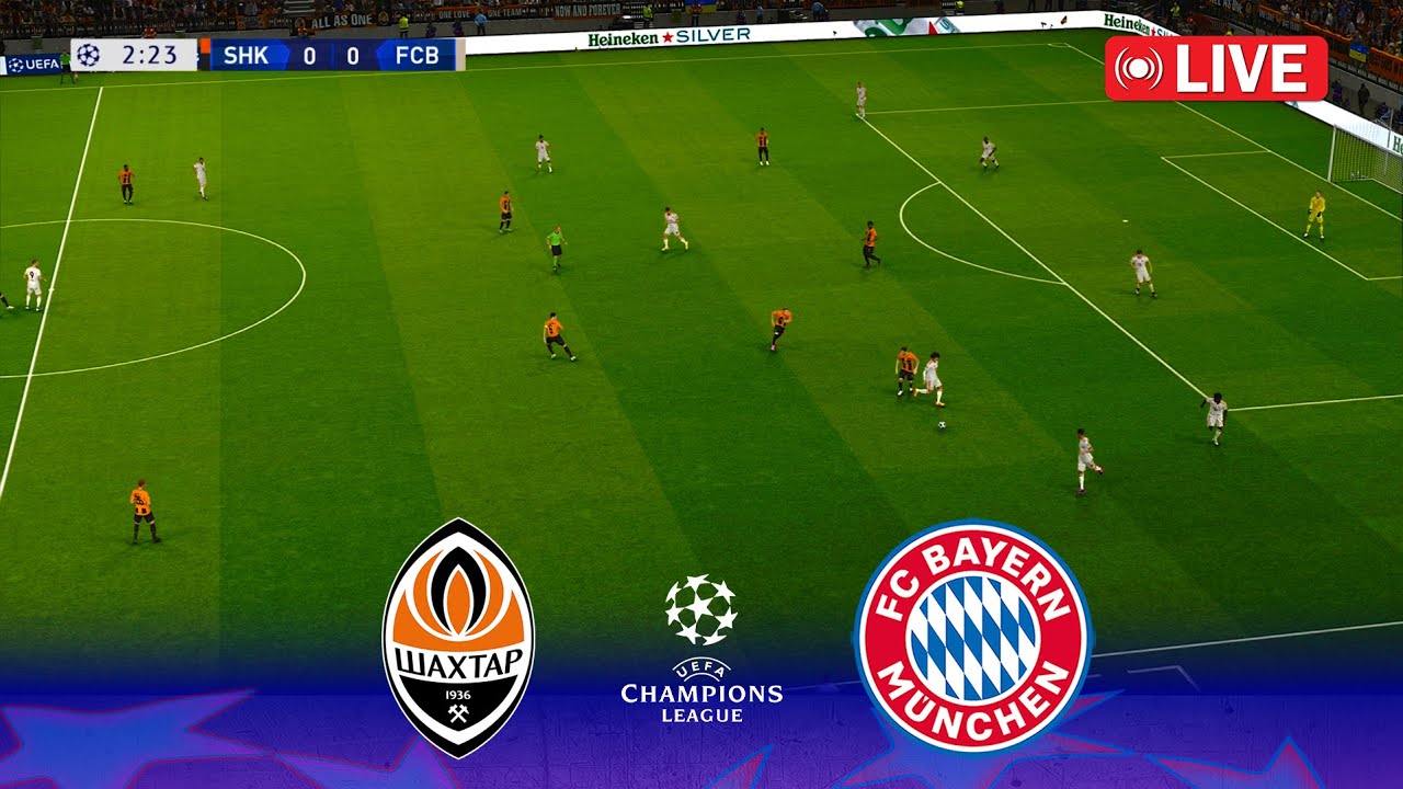 🔴LIVE : Shakhtar Donetsk vs Bayern Munich | UEFA Champions League 24/25 ...
