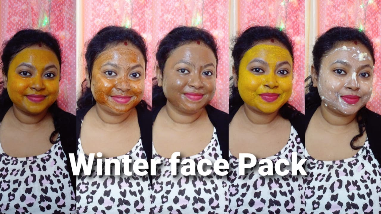 7 Winter Face Packs| Dry Skin Solution| Blinking Bong - YouTube