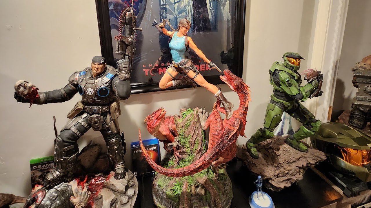 Gears of War Marcus 1/4 Statue - YouTube