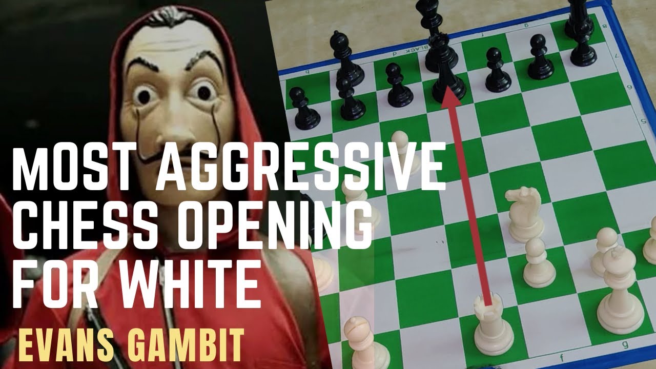 BEST CHESS OPENING FOR WHITE: EVANS GAMBIT | MOST AGGRESSIVE CHESS ...