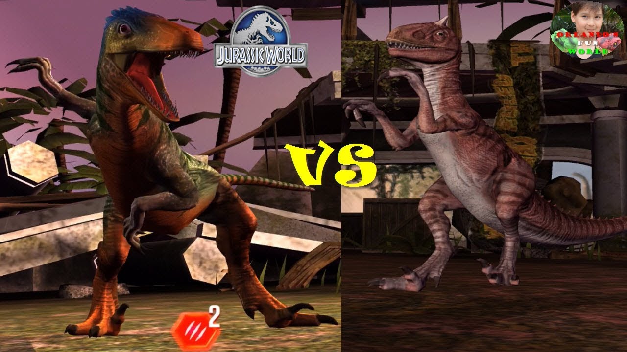 Spinoraptor Vs Carnoraptor Jurassic World The Game Spinoraptor On