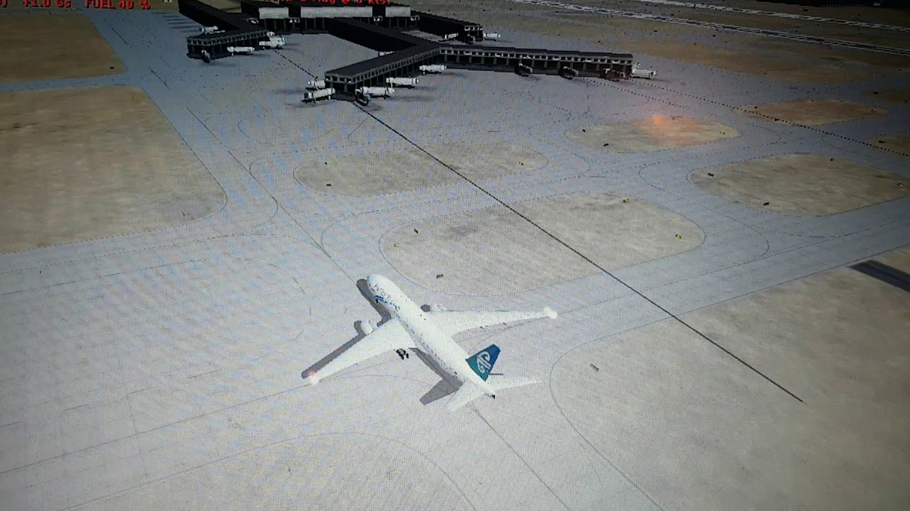 FSX: Three Point turn in B777-200ER - YouTube