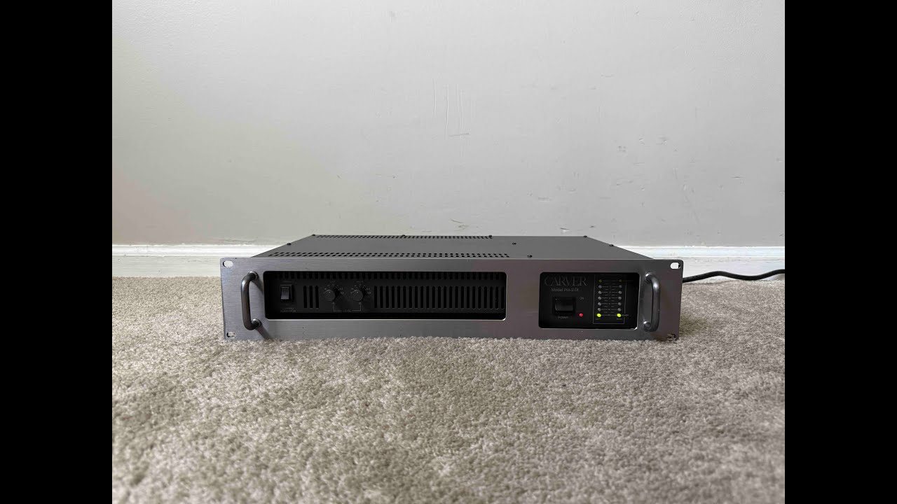 Carver PM-2.0t 2 Channel Magnetic Field Home Stereo Power Amplifier ...